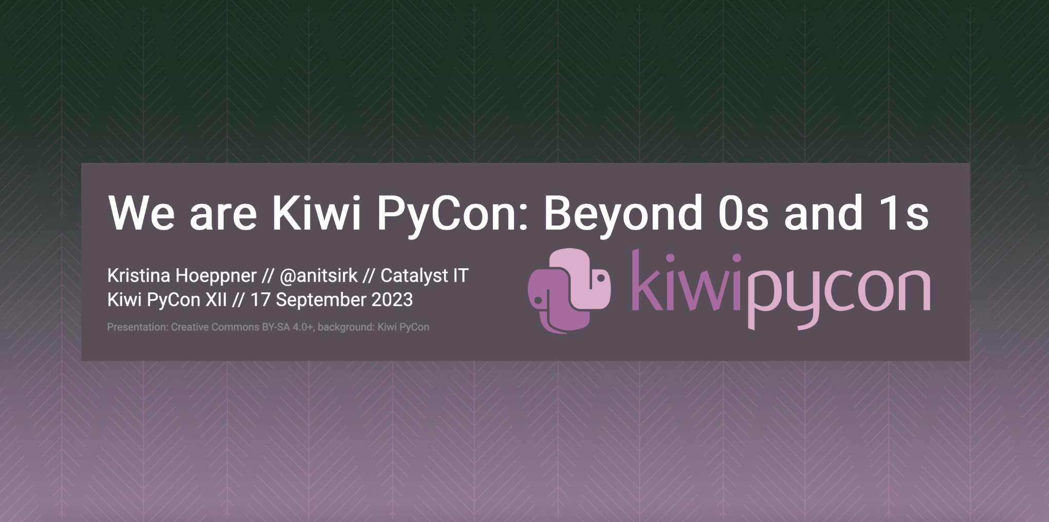 Kiwi PyCon (@kiwipycon@mastodon.social) - Mastodon